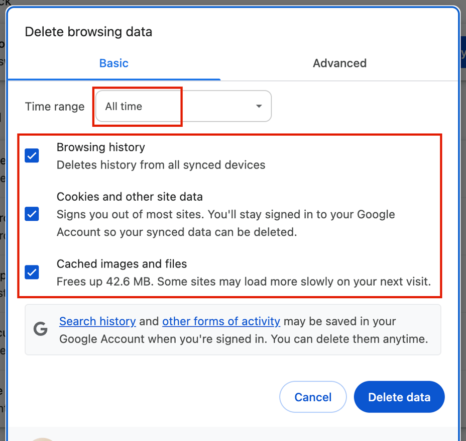 How To Clear Caches And Cookies In The Browser